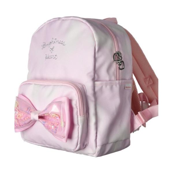 ZOZO問い合わせ番号:103666292ショップ:こどもの森e-shop，コドモノモリイーショップブランド:Kids Foret，キッズフォーレ商品名:スパンコールリボン付リュックカテゴリ:バッグ>バックパック/リュックブランド品番...