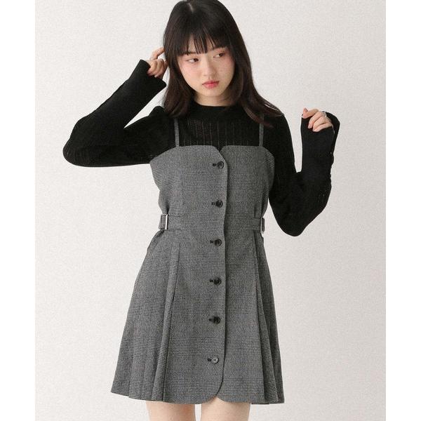 ZOZO問い合わせ番号:103666374ショップ:Heather，ヘザーブランド:Heather，ヘザー商品名:サイドベルトプリーツジャンスカ　656417カテゴリ:ワンピース/ドレス>ジャンパースカートブランド品番:656417素...