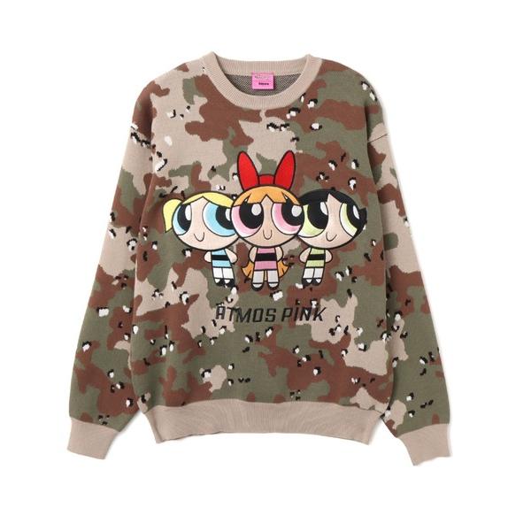 ZOZO問い合わせ番号:103666976ショップ:atmos pink，アトモスピンクブランド:atmos pink，アトモスピンク商品名:The Powerpuff Girls x atmos pink Embroidary Sweat...