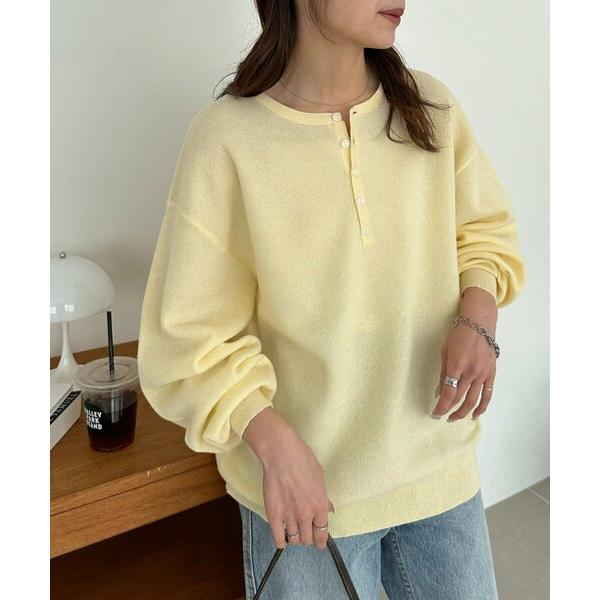 ZOZO問い合わせ番号:103667096ショップ:DISCOAT，ディスコートブランド:DISCOAT，ディスコート商品名:【Enlude】スウェットライクヘンリーネックニット《ユニセックス》カテゴリ:トップス>ニット/セーターブラ...