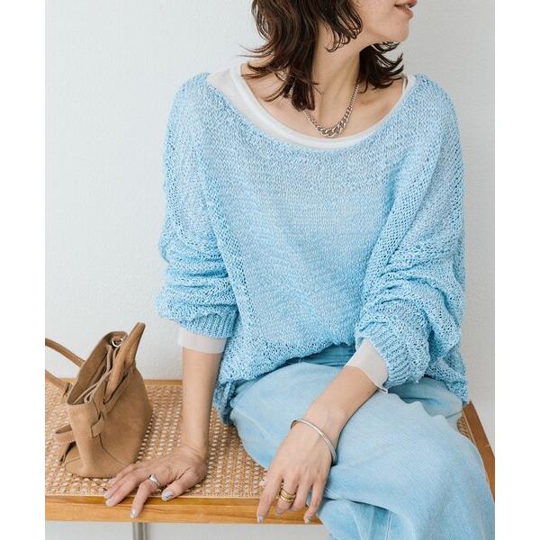 『タイムセール実施中』ZOZO問い合わせ番号:103667490ショップ:RIVE DROITE，リヴドロワブランド:RIVE DROITE，リヴドロワ商品名:【ご好評につき再販売開始！】テープヤーンボートネックニットカテゴリ:トップス&g...