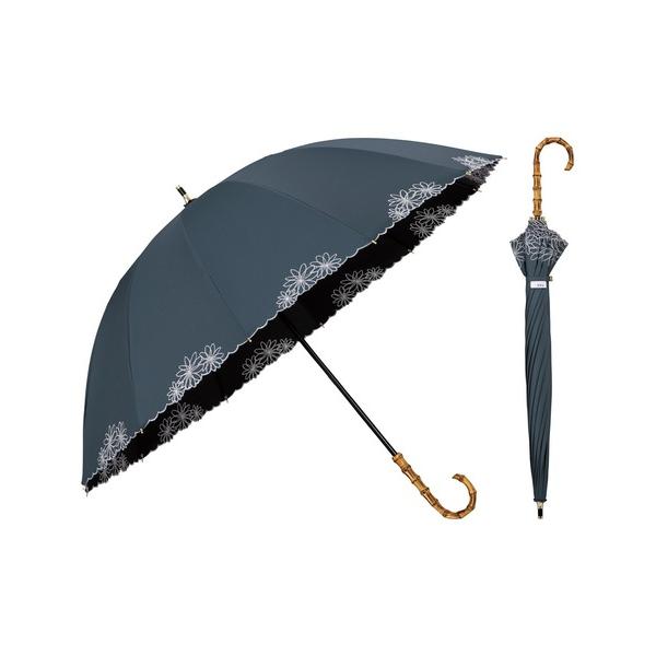 ZOZO問い合わせ番号:103668620ショップ:Wpc./KiU，ダブリュピーシーキウブランド:UVO，ウーボ商品名:完全遮光100% 最強の日傘「UVO（ウーボ）」 12本骨 長傘 刺繍フラワー Wpc.カテゴリ:ファッション雑貨&g...