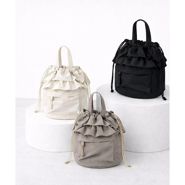 ZOZO問い合わせ番号:103668729ショップ:WORLD ONLINE STORE SELECT，ワールドオンラインストアセレクトブランド:cloenc，クロエンス商品名:フリルバケツショルダーバッグカテゴリ:バッグ>ショルダー...