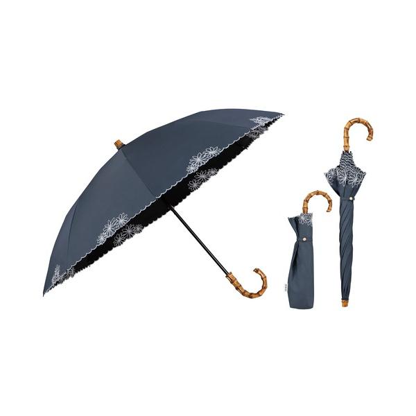 ZOZO問い合わせ番号:103668740ショップ:Wpc./KiU，ダブリュピーシーキウブランド:UVO，ウーボ商品名:完全遮光100% 最強の日傘「UVO（ウーボ）」 2段折りたたみ 刺繍フラワー ミニ Wpc.カテゴリ:ファッション雑...