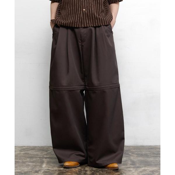 ZOZO問い合わせ番号:103668905ショップ:soerte，ソエルテブランド:soerte，ソエルテ商品名:4way Wide Straight Chino Pants / ダブルウエストワイドストレートチノパンツ【4way仕様】カテ...