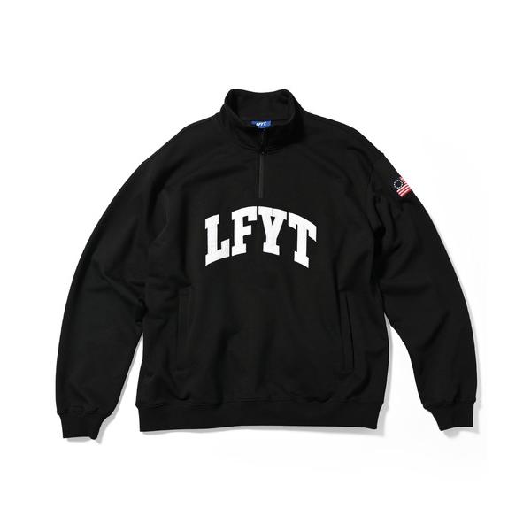 参考価格：16，500円発売時期：2023年10月コンディション：B（目立つ使用感なし）使用感が少ない、または気にならないアイテム首周り：汚れ参考商品名：LFYT ラファイエット [Lafayette] - アーチロゴ ハーフジップ スウェ...
