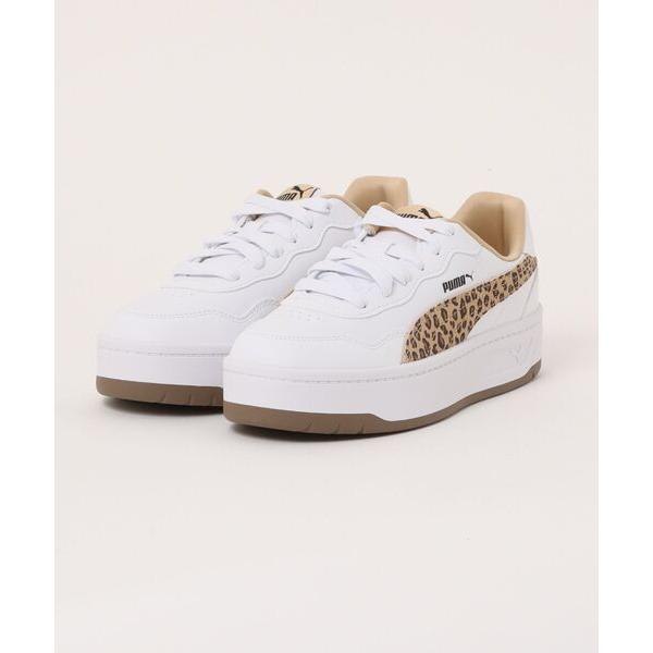 参考価格：7，590円発売時期：2025年03月コンディション：C（やや使用感あり）使用感があり、やや気になる傷や汚れがあるアイテムかかと：擦り減り全体的：汚れ表面：履きジワ参考商品名：【PUMA】プーマ　COURT LALLY SKYE ...