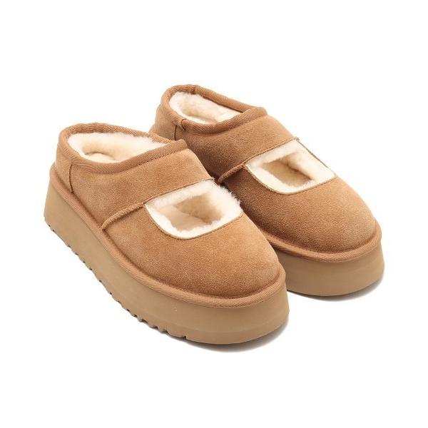 参考価格：22，000円発売時期：2025年01月コンディション：C（やや使用感あり）使用感があり、やや気になる傷や汚れがあるアイテム全体的：色あせ、汚れ内側：毛玉参考商品名：UGG W BEA MARY JANE / アグ ビア メアリー...