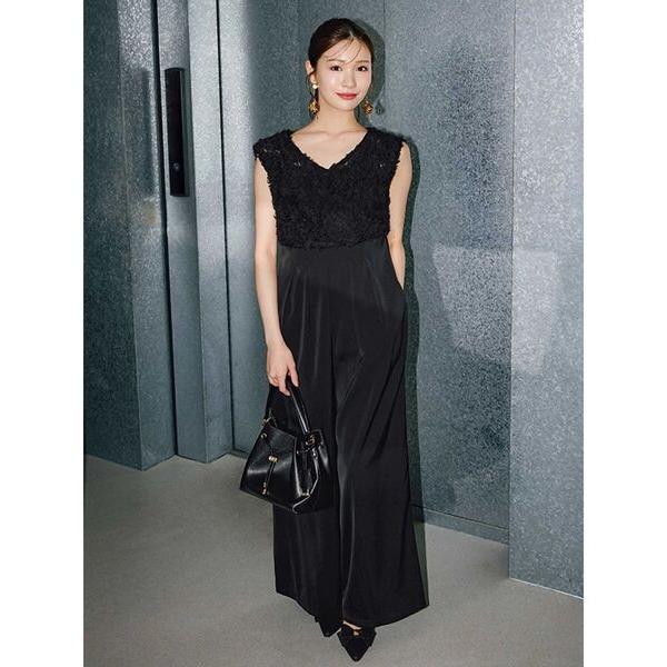 『タイムセール実施中』ZOZO問い合わせ番号:103704088ショップ:MERCURYDUO，マーキュリーデュオブランド:MERCURYDUO，マーキュリーデュオ商品名:チュールフリルドッキングロンパースカテゴリ:ワンピース/ドレス&gt...