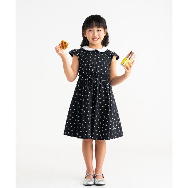 ZOZO問い合わせ番号:103704115ショップ:Wonder apartment，ワンダーアパートメントブランド:nino，ニノ商品名:リボンプリント丸襟ワンピースカテゴリ:ワンピース/ドレス>ワンピースブランド品番:1262-0...