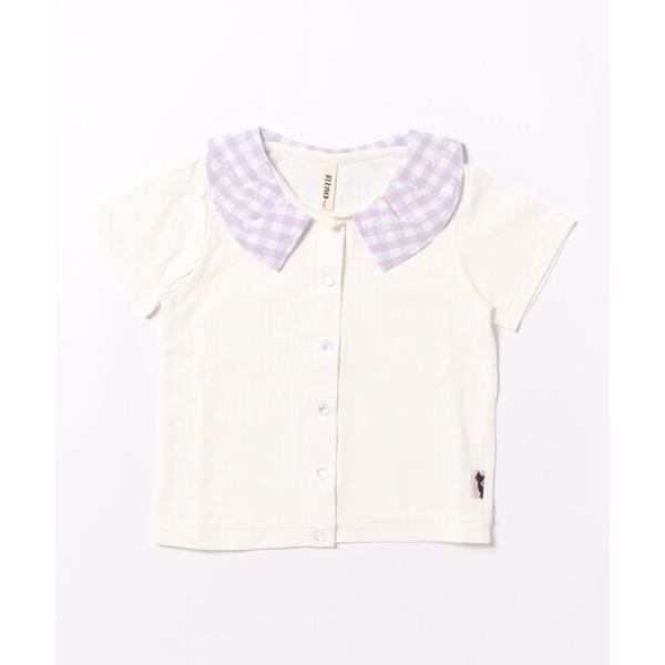 ZOZO問い合わせ番号:103704150ショップ:Wonder apartment，ワンダーアパートメントブランド:nino，ニノ商品名:ギンガムレース襟　Teeブラウスカテゴリ:トップス>シャツ/ブラウスブランド品番:1262-2...