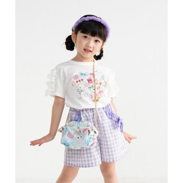 ZOZO問い合わせ番号:103704188ショップ:Wonder apartment，ワンダーアパートメントブランド:nino，ニノ商品名:ねこプリント　フリルポシェットカテゴリ:バッグ>ショルダーバッグブランド品番:1262-931...