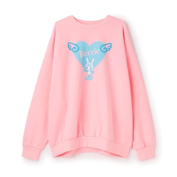 ZOZO問い合わせ番号:103704407ショップ:NARUMIYA ONLINE，ナルミヤ オンラインブランド:ナルミヤキャラクターズ，ナルミヤキャラクターズ商品名:ベリエちゃん　ウィッシュコアハートトレーナーカテゴリ:トップス>ス...