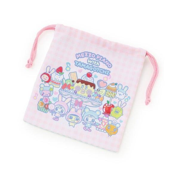 ZOZO問い合わせ番号:103704418ショップ:NARUMIYA ONLINE，ナルミヤ オンラインブランド:ナルミヤキャラクターズ，ナルミヤキャラクターズ商品名:MEZZO PIANO×TAMAGOTCHI 巾着カテゴリ:財布/小物&...