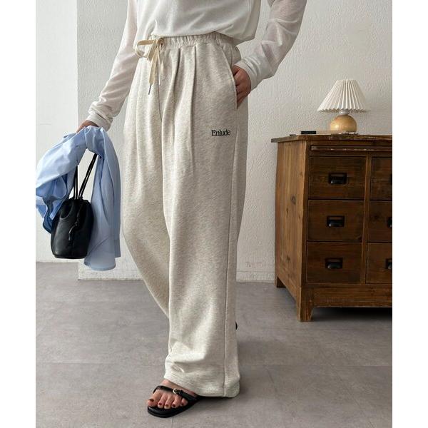 ZOZO問い合わせ番号:103704447ショップ:DISCOAT，ディスコートブランド:DISCOAT，ディスコート商品名:【Enlude】ワンポイント刺繍バレルスウェットパンツ《ユニセックス》カテゴリ:パンツ>スウェットパンツブラ...