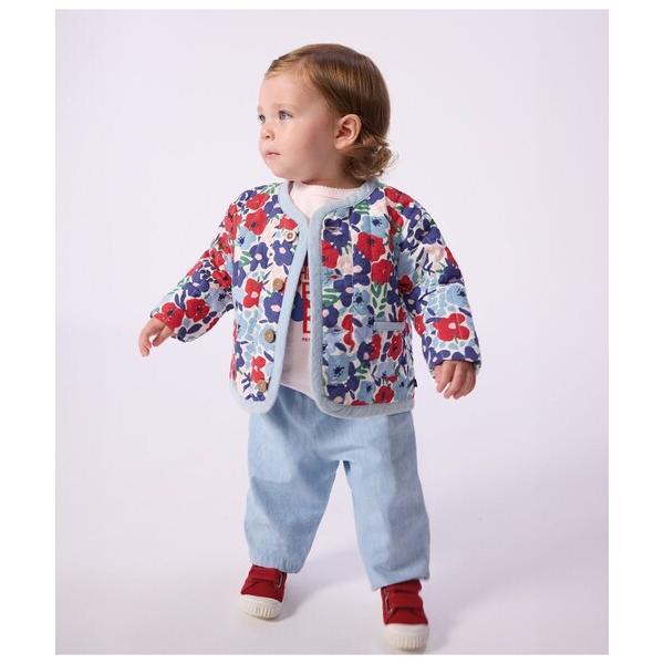 ZOZO問い合わせ番号:103704600ショップ:PETIT BATEAU，プチバトーブランド:PETIT BATEAU，プチバトー商品名:フラワーキルティングブルゾンカテゴリ:トップス>カーディガン/ボレロブランド品番:A0FLS...