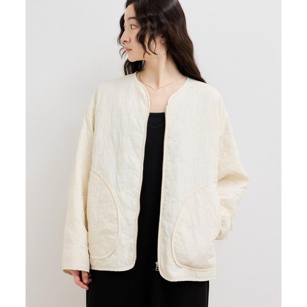 ZOZO問い合わせ番号:103704741ショップ:ADAM ET ROPE'，アダムエロペブランド:ADAM ET ROPE'，アダムエロペ商品名:【WEB限定】モールヤーンキルティングジップブルゾンカテゴリ:ジャケット/アウター>...