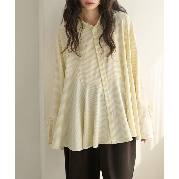 ZOZO問い合わせ番号:103704759ショップ:apres jour，アプレジュールブランド:apres jour clair，アプレジュールクレア商品名:【apres jour clair】ペプラムチュニックシャツカテゴリ:トップス&...