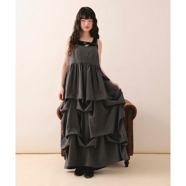 ZOZO問い合わせ番号:103704774ショップ:mideal，マイディールブランド:loin nuit，ロワンニュイ商品名:tuck volume cami onepiece / タックボリュームキャミワンピースカテゴリ:ワンピース/ド...