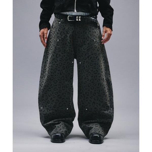 『タイムセール実施中』ZOZO問い合わせ番号:103704782ショップ:FTW，エフティーダブリューブランド:ANDER HUNK，アンダーハンク商品名:Reopard Double-knee Curve Pants / レオパードダブル...