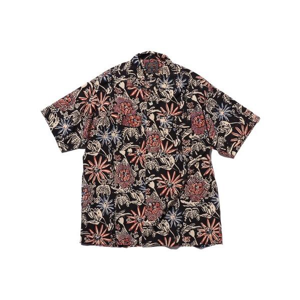 ZOZO問い合わせ番号:103704956ショップ:BEAMS MEN，ビームス メンブランド:BEAMS PLUS，ビームスプラス商品名:Open Collar Block Print (2)カテゴリ:トップス>シャツ/ブラウスブラ...