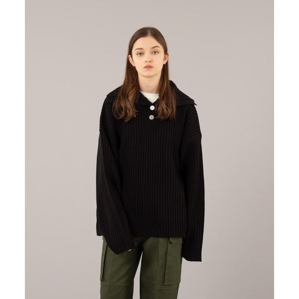 参考価格：6，270円発売時期：2023年05月コンディション：A（使用感なし）数回使用した程度で使用感が感じられないアイテム参考商品名：SAILOR COLLOR POLO KNIT/セーラーカラーポロニット参考品番：189665【商品に...