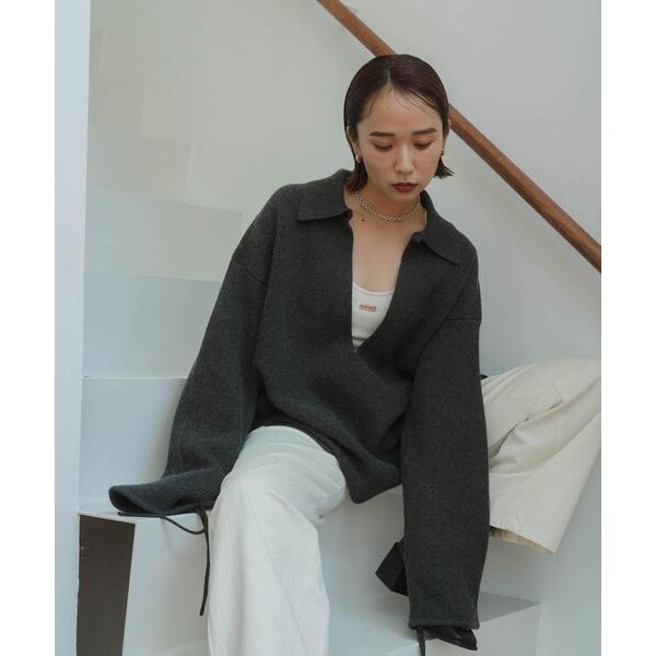 参考価格：13，750円発売時期：2023年09月コンディション：A（使用感なし）数回使用した程度で使用感が感じられないアイテム参考商品名：【Knuth Marf/クヌースマーフ】slit neck loose knit/スリットネックルー...