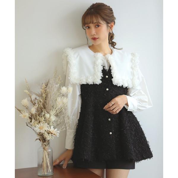 参考価格：7，990円発売時期：2024年12月コンディション：A（使用感なし）数回使用した程度で使用感が感じられないアイテム前身頃：ほつれ参考商品名：パールボタンツイードジレ参考品番：M799【商品に関する注意事項】・こちらの商品画像は、...