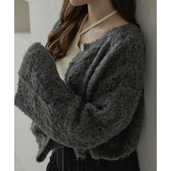 参考価格：4，995円発売時期：2023年09月コンディション：B（目立つ使用感なし）使用感が少ない、または気にならないアイテム全体的：毛玉参考商品名：【前後２WAY】コットンキャンディーシャギーカーディガン／【WEB/EC限定商品】参考品...