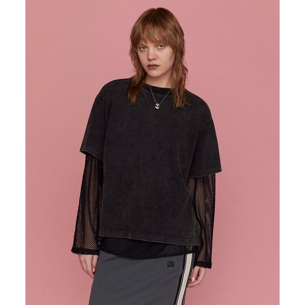 参考価格：15，950円発売時期：2024年12月コンディション：B（目立つ使用感なし）使用感が少ない、または気にならないアイテム全体的：色あせ参考商品名：Multiway Mesh Fabric Layered T-shirt/マルチウェ...