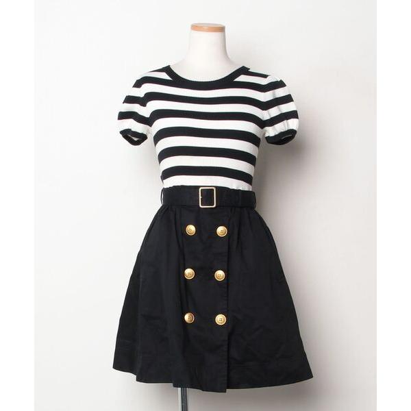 参考価格：31，900円発売時期：2017年01月コンディション：A（使用感なし）数回使用した程度で使用感が感じられないアイテム付属品：ベルト参考商品名：ストライプニットワンピース参考品番：55J72454ZOZO問い合わせ番号:10373...