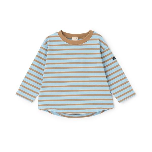 ZOZO問い合わせ番号:103740888ショップ:petit main，プティマインブランド:petit main，プティマイン商品名:【食品防汚】ボーダー長袖Tシャツカテゴリ:トップス>Tシャツ/カットソーブランド品番:95612...