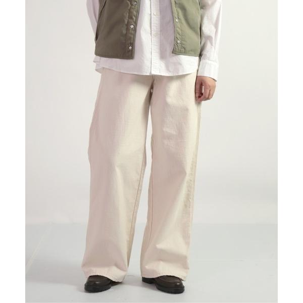 『セール実施中』参考価格：18，150円発売時期：2023年09月コンディション：B（目立つ使用感なし）使用感が少ない、または気にならないアイテムすそ周り：汚れ参考商品名：[D.M.G. / ディーエムジー] 生成りバックサテン ぺインター...