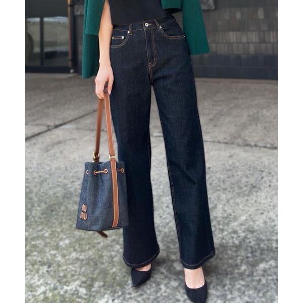 参考価格：4，070円発売時期：2023年08月コンディション：B（目立つ使用感なし）使用感が少ない、または気にならないアイテム全体的：色あせ参考商品名：[ 岡部あゆみさんコラボ ]ワイドストレートデニムパンツ参考品番：M3953【商品に関...