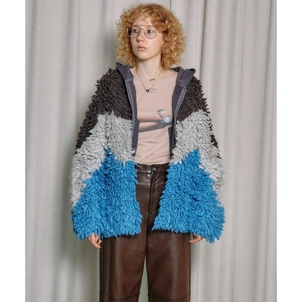 参考価格：28，600円発売時期：2023年10月コンディション：A（使用感なし）数回使用した程度で使用感が感じられないアイテム参考商品名：Bicolor Loop Shaggy Knit Cardigan/ループシャギーバイカラーニットカ...