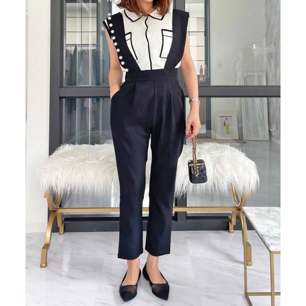 『セール実施中』参考価格：14，799円発売時期：2023年07月コンディション：A（使用感なし）数回使用した程度で使用感が感じられないアイテム参考商品名：【イージーケア】２wayパールサスペンダーサロペット参考品番：kbm393【商品に関...