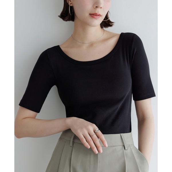 『セール実施中』参考価格：3，990円発売時期：2025年07月コンディション：A（使用感なし）数回使用した程度で使用感が感じられないアイテム参考商品名：【特許取得】360°きれい見え 1枚でお出かけできる カップ付き ボートネックT ハー...