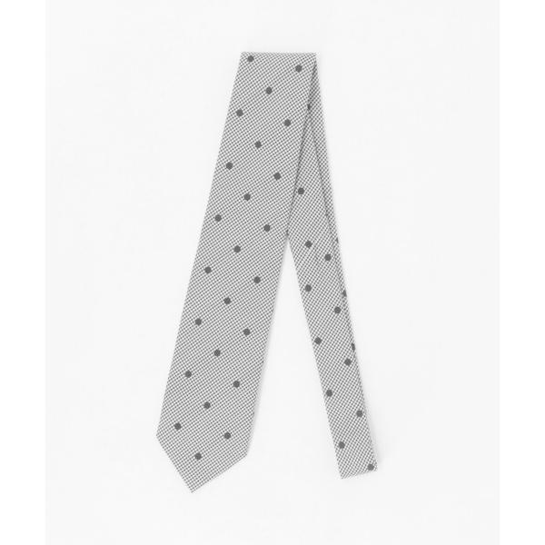 ZOZO問い合わせ番号:103776314ショップ:UNITED ARROWS，ユナイテッドアローズブランド:UNITED ARROWS，ユナイテッドアローズ商品名:ハウンドトゥース ドット ネクタイカテゴリ:フォーマルスーツ/小物>...