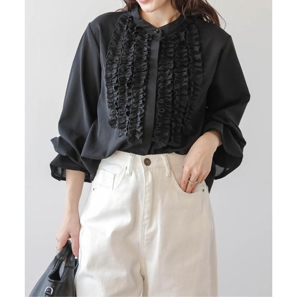 『セール実施中』ZOZO問い合わせ番号:103776542ショップ:SUGAR BISKET，シュガービスケットブランド:AMELY，エミリー，SUGAR BISKET，シュガービスケット商品名:胸元フリルブラウスカテゴリ:トップス>...