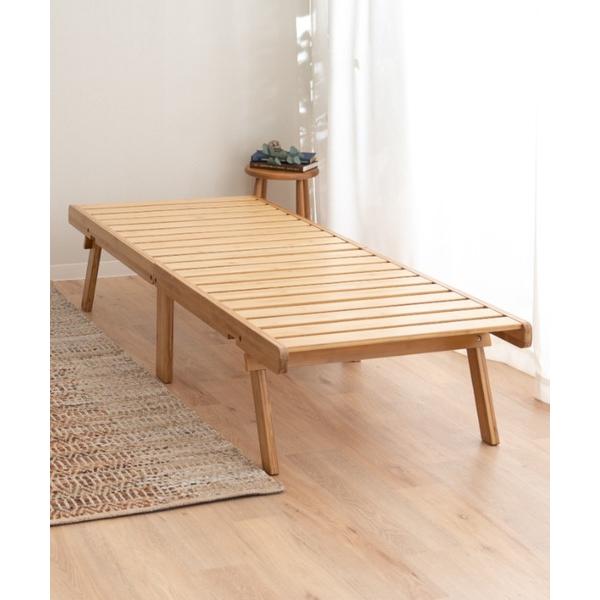 『タイムセール実施中』ZOZO問い合わせ番号:103776706ショップ:EMOOR，エムールブランド:EMOOR，エムール商品名:予約品 天然竹の折りたたみすのこベッド WABINE/コンパクトショートカテゴリ:インテリア>家具ブラ...