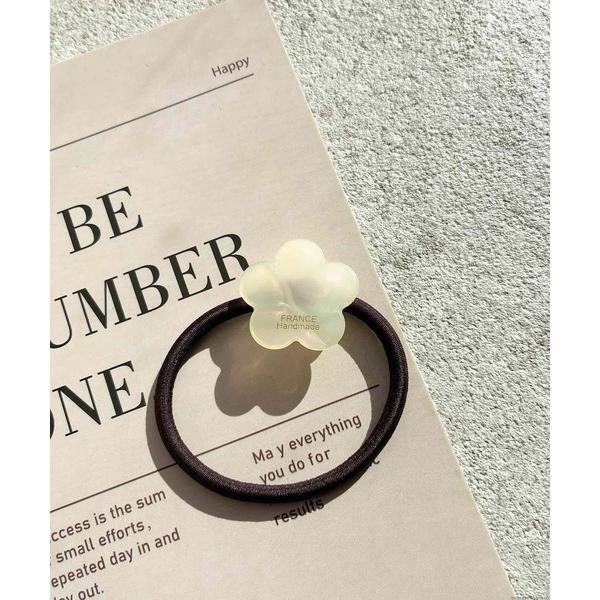 『タイムセール実施中』ZOZO問い合わせ番号:103776993ショップ:CERCA，チェルカブランド:CERCA，チェルカ商品名:pur chouchou/べっ甲 フラワーヘアゴム P4544カテゴリ:ヘアアクセサリー>ヘアゴムブラ...