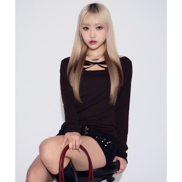 ZOZO問い合わせ番号:103777140ショップ:WANT SLIP，ウォント スリップブランド:tinkerend，ティンカーエンド，WANT SLIP，ウォント スリップ商品名:Cutout Charm Tops / カットアウトチャ...