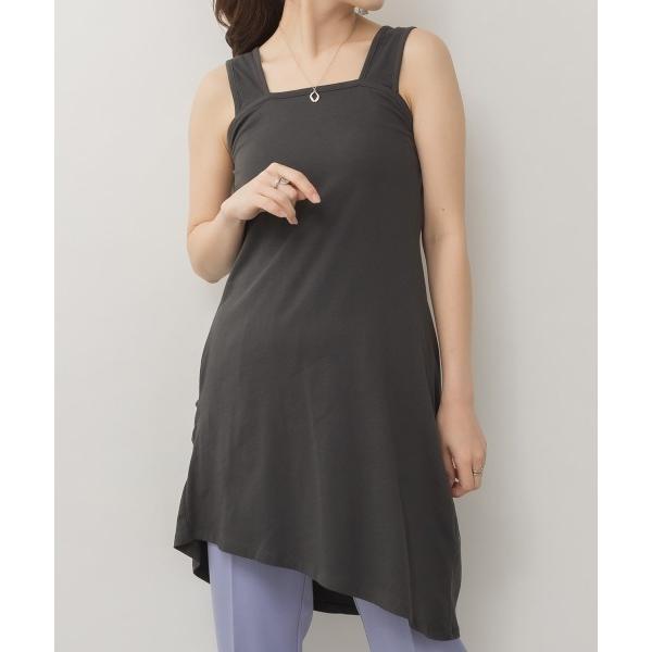 ZOZO問い合わせ番号:103777442ショップ:bflat，ビーフラットブランド:aity，アイティ商品名:M-4L ブラ紐隠し レイヤードキャミソールミニワンピカテゴリ:トップス>キャミソールブランド品番:ay037000861...