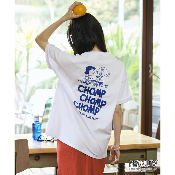 ZOZO問い合わせ番号:103777509ショップ:FREAK'S STORE，フリークスストアブランド:FREAK'S STORE，フリークスストア商品名:限定展開 PEANUTS/ピーナッツ 別注 ビッグシルエット バックプリント クル...