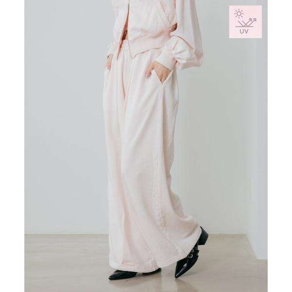 ZOZO問い合わせ番号:103778280ショップ:Heather，ヘザーブランド:Heather，ヘザー商品名:【UVカットなのに、ちゃんとあざとい。】UV裏毛ワイドパンツ　656679カテゴリ:パンツ>スウェットパンツブランド品番...