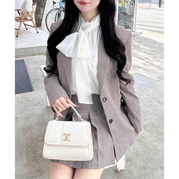 ZOZO問い合わせ番号:103778405ショップ:INGNI，イングブランド:INGNI，イング商品名:2Wayポケットリボンテーラードジャケット(セットアップ対応)カテゴリ:ジャケット/アウター>テーラードジャケットブランド品番:...