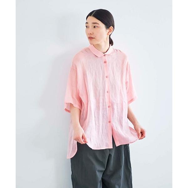 ZOZO問い合わせ番号:103778440ショップ:CLASKA，クラスカブランド:ata，アタ商品名:ata shirts 2. / ラミー半袖オーバーシャツカテゴリ:トップス>シャツ/ブラウスブランド品番:52110526素材:ラ...