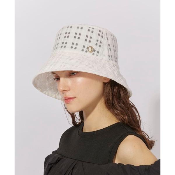ZOZO問い合わせ番号:103779034ショップ:OVERRIDE，オーバーライドブランド:Chapeau d' O，シャポードオー，OVERRIDE，オーバーライド商品名:Chapeau d' O  Check Sheer Bucket...