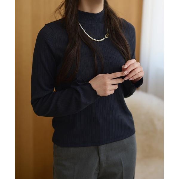 ZOZO問い合わせ番号:103779196ショップ:Lace Ladies，レースレディースブランド:DAYRA，デイラ商品名:ハイネック ランダム プリーツ 長袖 トップスカテゴリ:トップス>Tシャツ/カットソーブランド品番:DAT...