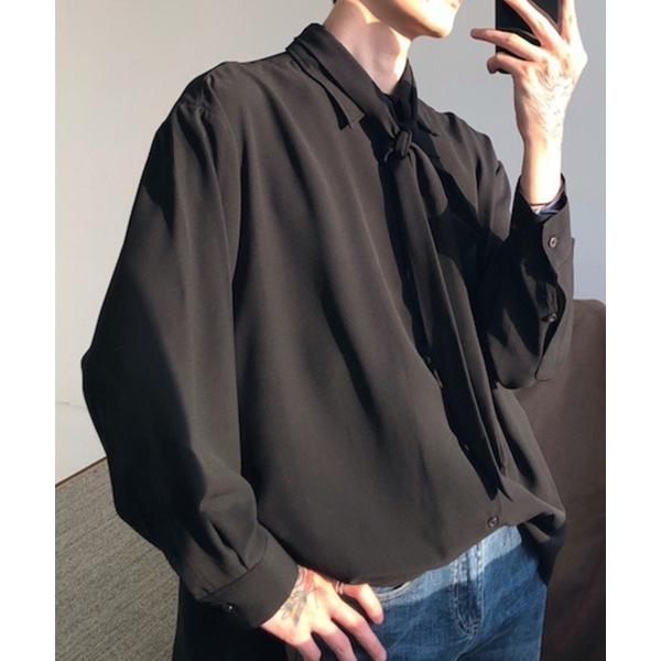 『タイムセール実施中』ZOZO問い合わせ番号:103779396ショップ:ENAF，エナフブランド:KELVIN，ケルヴァン商品名:Bow Tie Long Sleeve Shirt ボウタイ ロングスリーブ シャツカテゴリ:トップス&gt...